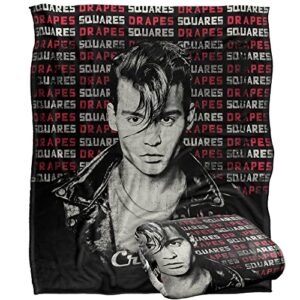 cry baby drapes and squares officially licensed silky touch super soft throw blanket 50″ x 60″