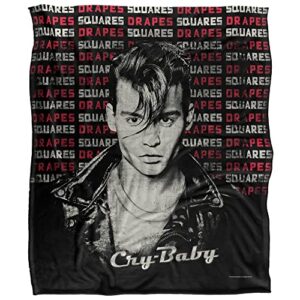 Cry Baby Drapes and Squares Officially Licensed Silky Touch Super Soft Throw Blanket 50" x 60"