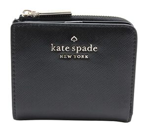 kate spade staci small l-zip bifold wallet black