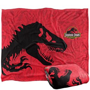 jurassic park 25th anniversary officially licensed silky touch super soft throw blanket 50″ x 60″