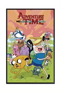 xihoo christ-ez anime cartoons adventure time wall art print poster home decor premium – matte poster frameless gift 11 x 17 inch(28cm x 43cm)