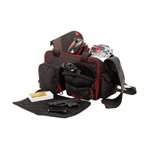 Ruger® Peoria Performance Range Bag By Allen®, Black and Red, One Size (27972)