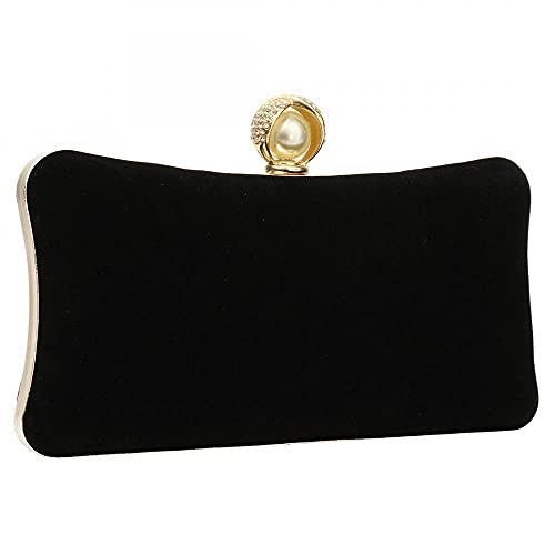 Women Velour Evening Clutch Bags Elegant Handbags Formal Party Clutches Purses for Wedding/Prom/Cocktail