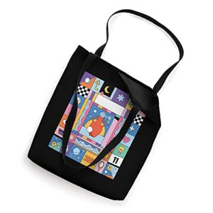 Aquarius Colourful Zodiac Sign Horoscope Astrology Tote Bag