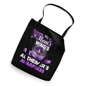 Alzheimer's Awareness Products Mom's Wings Cover My Heart Tote Bag