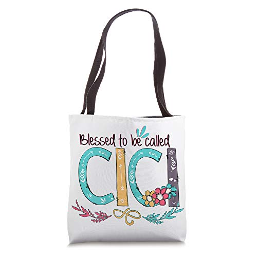 Blessed to be called Cici Colorful For Grandma Tote Bag