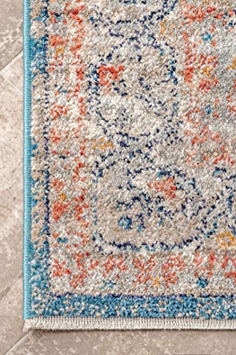 nuLOOM Chanda Persian Vintage Area Rug, 4' x 6', Blue