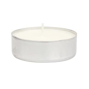 Stonebriar 20 Pack Unscented Mega Oversized Tea Light Candles with 9 Hour Extended Burn Time