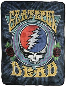 grateful dead steal your face super soft and cuddly fleece plush throw blanket