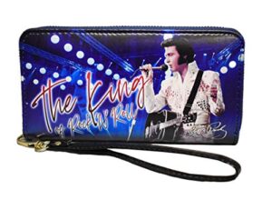 elvis presley wallet – the king white jumpsuit