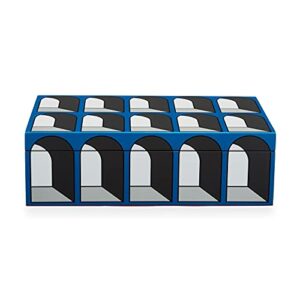 jonathan adler medium arcade lacquer box,blue