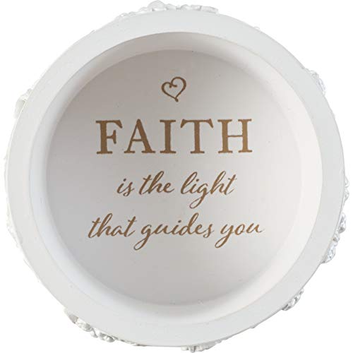 Precious Moments 202423 Faith is The Light That Guides You Boy Resin Box with Rosary, One Size, Multicolored