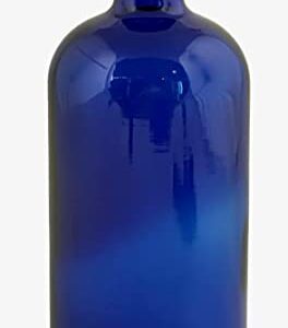 Vivaplex, 12, Cobalt Blue, 16 oz Glass Bottles, with Lids