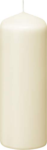 Bolsius Ivory Pillar Candles – 2x6 Unscented Candle Set of 20 – Dripless, Smokeless, and Clean Burning Household Dinner Candles – Perfect for Weddings, Parties, Dinners Decorative Candles