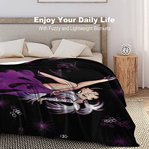 Cute Super-Soft Blanket Flannel Throw Blankets Home Sofa Bed Couch Living Room Blanket for All Season 50"X40"