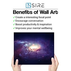 Insire Space Posters Galaxy Galaxy Wall Art Galaxy Posters For Wall - Set of 6 (8x10) Galaxy Posters Space Wall Art - Astronaut Wall Decor Astronomy Pictures - Planet Posters For Wall UNFRAMED