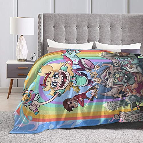 Qualet Star Vs The Forces of Evil Ultra-Soft Micro Fleece Blanket Home Decor Throw Lightweight for Couch Bed Sofa 50"X40"