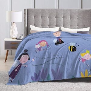 ARHONG Ben & Holly'S Little Kingdom Ultra-Soft Micro Fleece Blanket Home Decor Throw Lightweight for Couch Bed Sofa 50"X40"