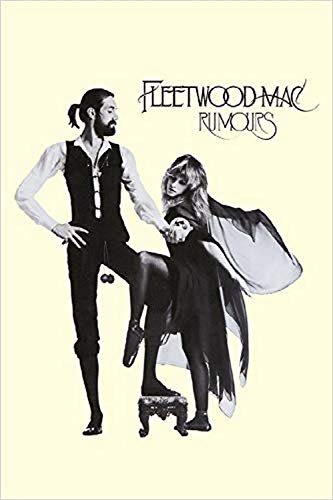 XIHOO Fleetwood Mac Rumours 1977 Music Poster，12x18inch，30x46cm