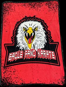 cobra kai fang fleece throw blanket