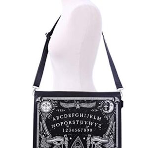 RE Style Gothic Ouija Board Occult Spirit Board Handbag, Black