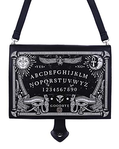 RE Style Gothic Ouija Board Occult Spirit Board Handbag, Black