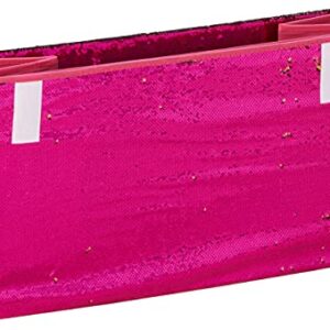 Urban Shop Sequin Storage Trunk, Pink