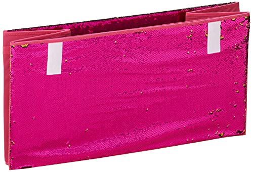 Urban Shop Sequin Storage Trunk, Pink