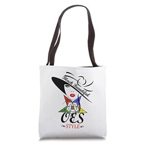 order of the eastern star oes style ring diva sisterhood tote bag