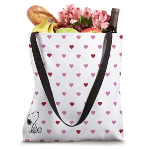 Peanuts Snoopy Hearts Tote Bag