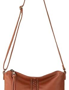 The Sak Briar Leather Crossbody Chestnut One Size