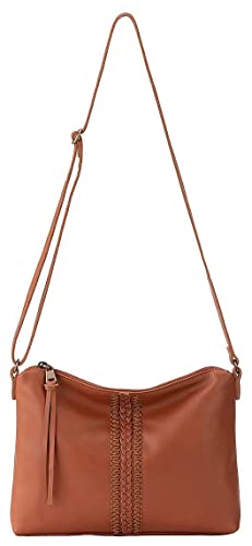 The Sak Briar Leather Crossbody Chestnut One Size