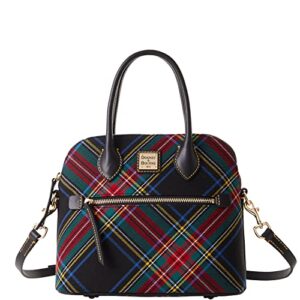 dooney & bourke tartan domed satchel