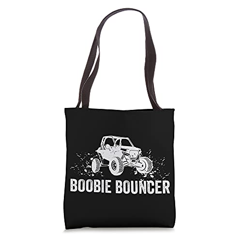 Boobie Bouncer Funny Off Road Mud Off Roading ATV Humor Tote Bag