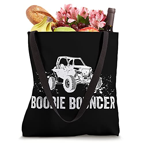 Boobie Bouncer Funny Off Road Mud Off Roading ATV Humor Tote Bag