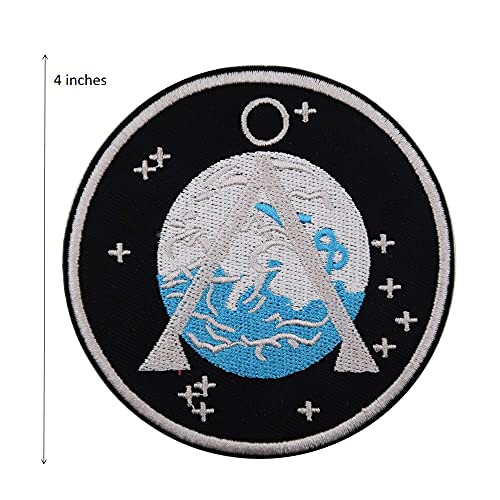 5 pack Halloween Costume Stargate SG1 Uniform DIY Embroidered Iron On Patches