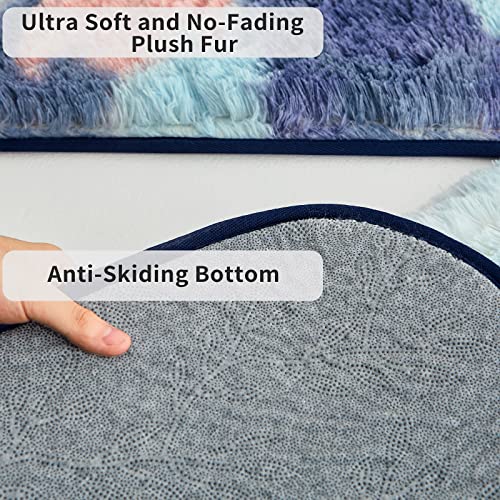 Strail Modern Bedroom Rug 5x8 Feet, Cozy Fur Living Room Rug, Large Rug 60x96 Inches, Gorgeous Living Room Carpet, Super Soft Faux Fur Area Rug for Dormitory/Kids Room/Playroom/Nursery/Den