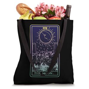 The Moon Tarot Card Witch Aesthetic Witchy Major Arcana Tote Bag