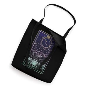 The Moon Tarot Card Witch Aesthetic Witchy Major Arcana Tote Bag