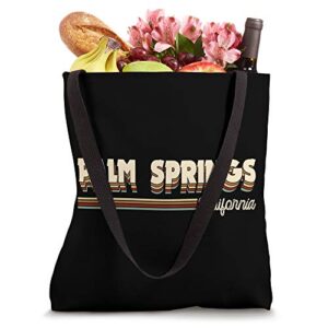 Retro California Gifts Souvenirs Vintage Palm Springs Ca Tote Bag