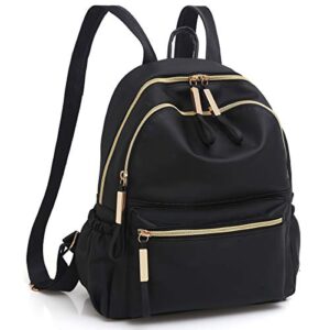 backpack for women, nylon travel backpack purse school shoulder bag small casual travel daypack for girls ladies