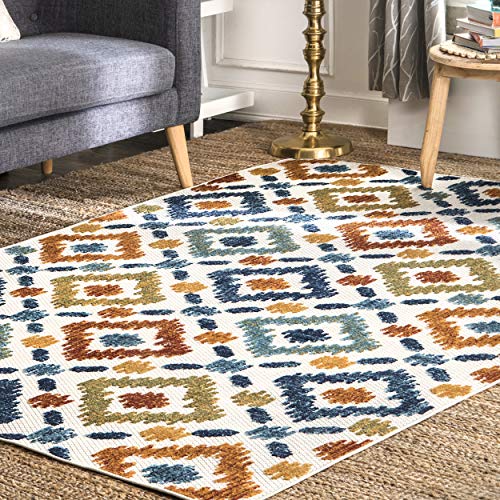 nuLOOM Labyrinth Transitional Indoor/Outdoor Accent Rug, 2' x 3', Multi