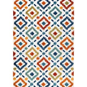 nuLOOM Labyrinth Transitional Indoor/Outdoor Accent Rug, 2' x 3', Multi