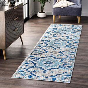 nuLOOM Celestial Contemporary Indoor/Outdoor Area Rug, 6' Round, Blue