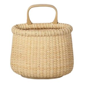 teng tian handmade weave hanging storage basket/multipurpose small indoor display bin open storage bins hang on the wall organizer