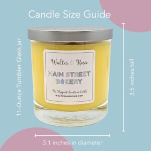 Walter & Rosie Candle Co. - Main Street Bakery 11oz Scented Candle Inspired by Disney Scents - Smell Like Disney Resorts - The Happiest Scents on Earth - Soy Blend - Burns up to 40 Hrs