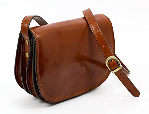 Time Resistance Leather Cross Body Bag for Women Shoulder Bag Messenger Purse