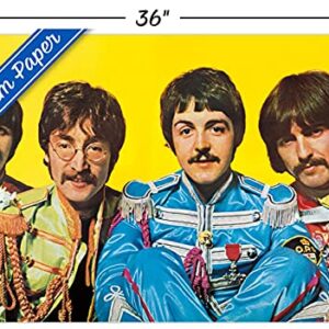 Trends International 24X36 The Beatles - Lonely Hearts Wall Poster, 24" x 36", Premium Unframed Version