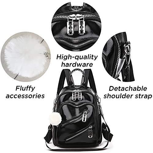 Women Backpack Purse Vegan Leather Mini Backpack Cute Convertible Small Shoulder Bag for Girls