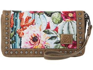 ariat floral cruiser clutch multi one size